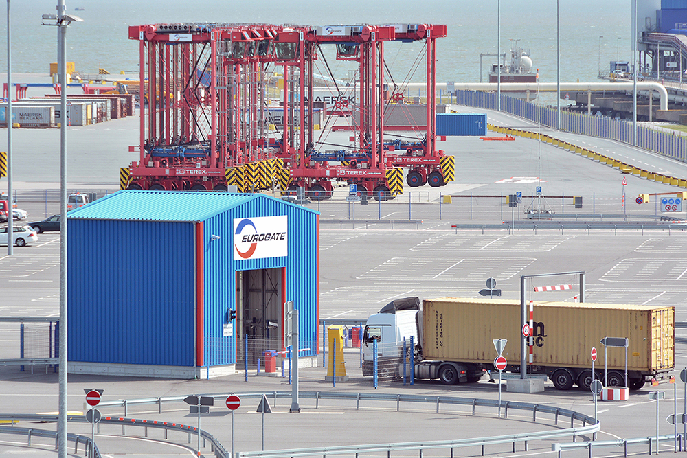 So läuft die Lkw-Abfertigung bei Eurogate