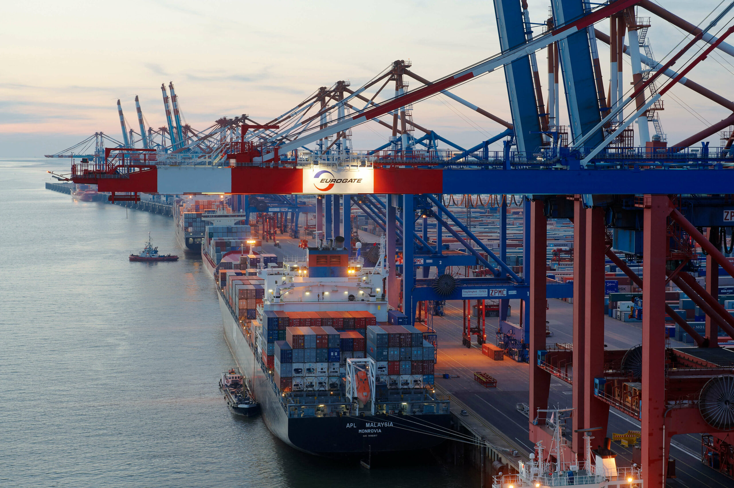 EUROGATE trotz schwieriger Rahmenbedingungen mit Jahresüberschuss